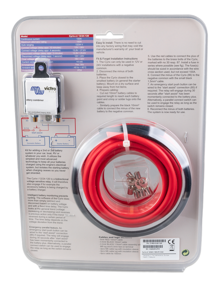 Cyrix-ct Akü Birleştirici Seti - Victron Energy